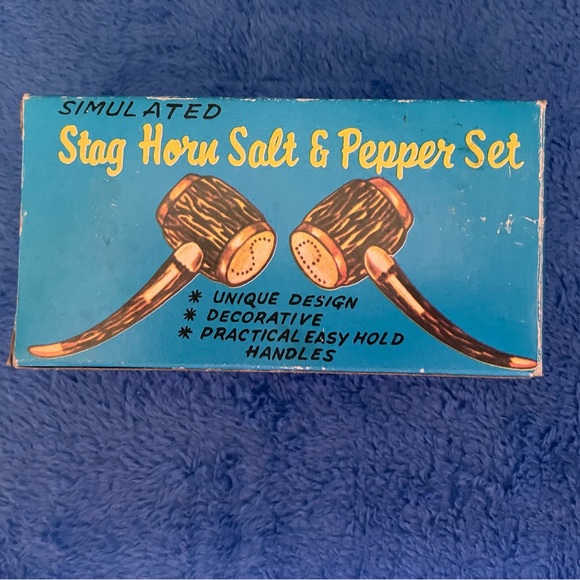 Other | Vintage Stag Horn Sale Pepper Set | Poshmark
